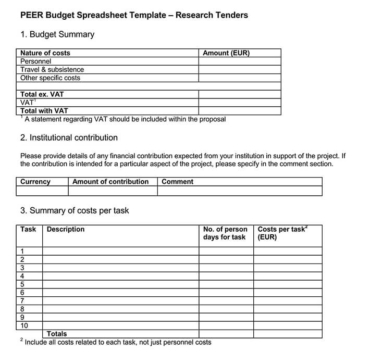 20 Best Budget Summary Examples (PDF)