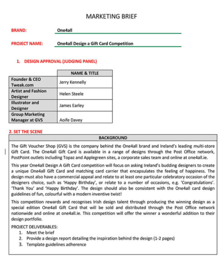 How to Write Marketing Brief (12 Perfect Examples)