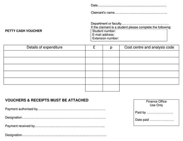 20 Free Petty Cash Receipt Templates (Word | PDF)