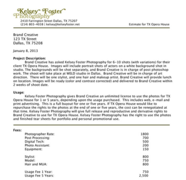 14 Free Photography Budget Templates