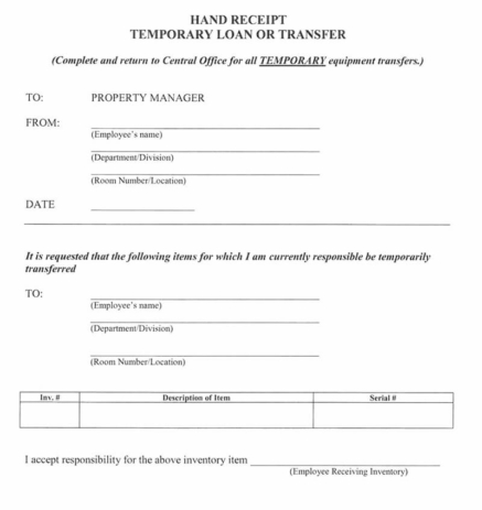 Free Loan Receipt Templates & Forms (Word | PDF)