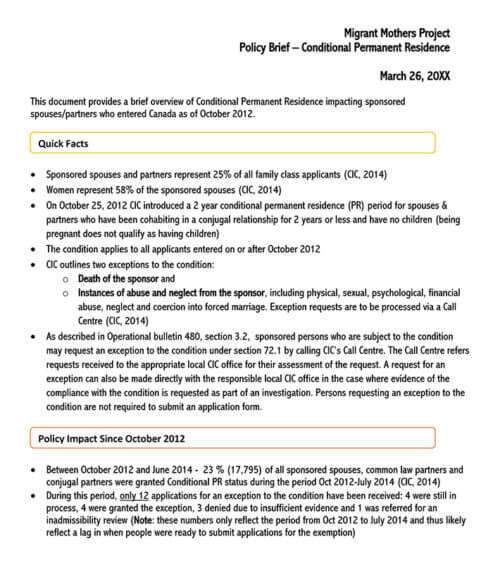22 Free Policy Brief Templates & Examples (How to Write)