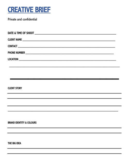 20 Best Creative Brief Templates & Examples