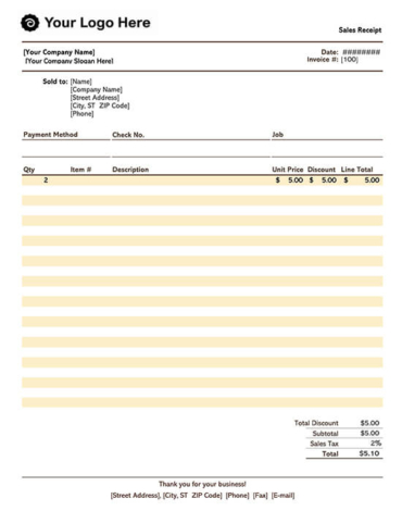 30 Free Payment Receipt Templates (Word | Excel)