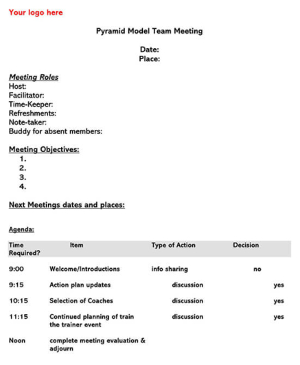9 Free Meeting Planner Templates (Word | PDF)