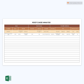 17 Free Root Cause Analysis Templates for Excel, Word