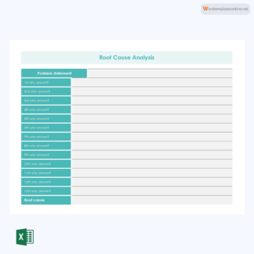17 Free Root Cause Analysis Templates for Excel, Word