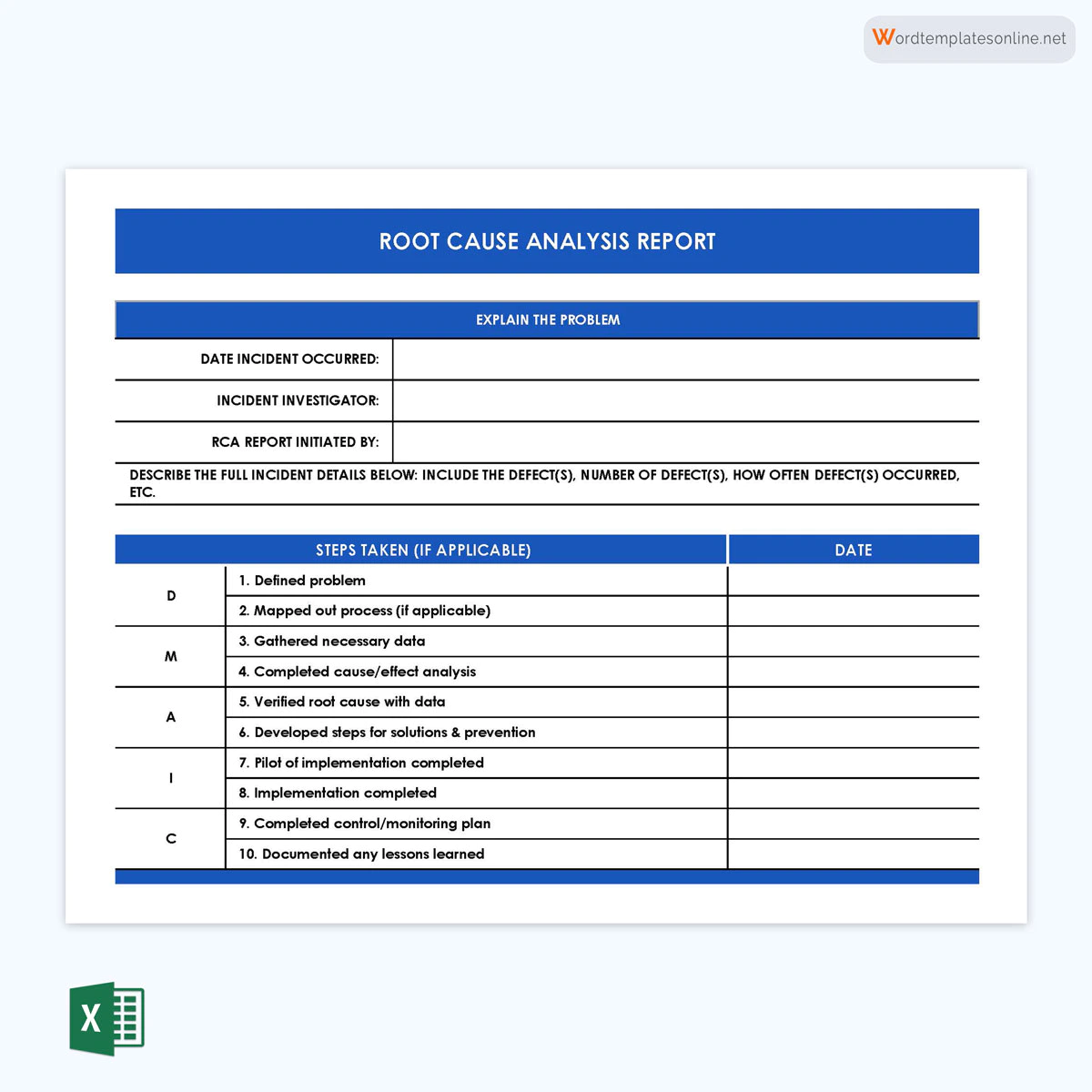 40 Effective Root Cause Analysis Templates Forms Examples 3 4 Root