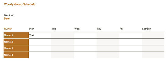 9 Free Weekly Schedule Templates (Word | Excel)