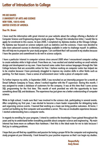 Letter of Introduction for Job (11 Best Examples)