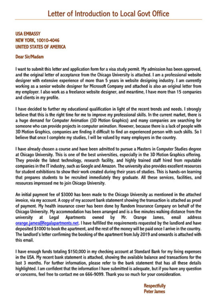 Letter of Introduction for Job (11 Best Examples)