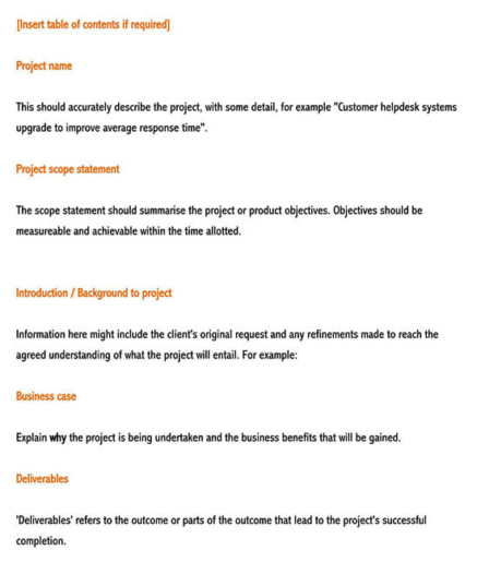 14 Simple Scope of Work Templates (Word) | Free Downloads