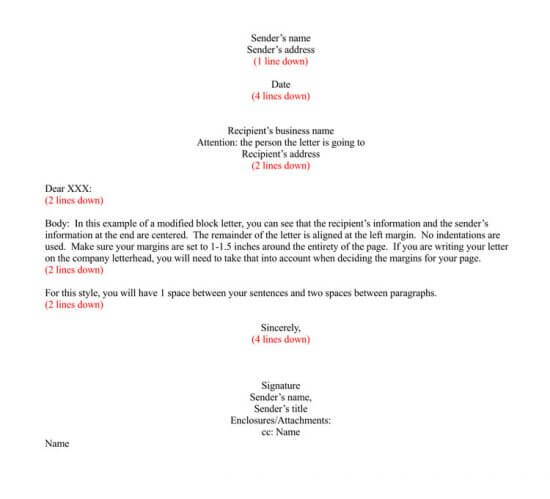 Business Letter Format - Structure, Templates, Examples