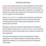 Dress Code Policy (With Example and guidelines)