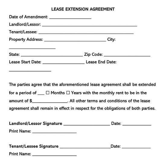 Free Lease Addendum Templates (14 Types) - Clause Forms