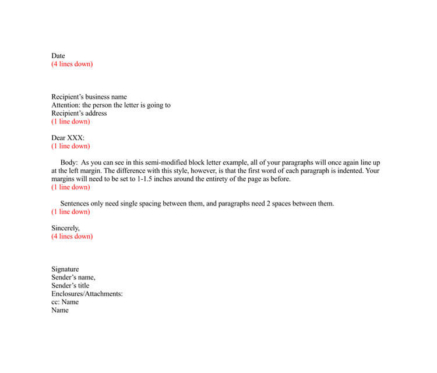 Business Letter Format Explained – Free Templates