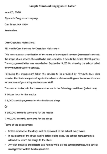 Free Engagement Letter Templates - Samples (Word | PDF)