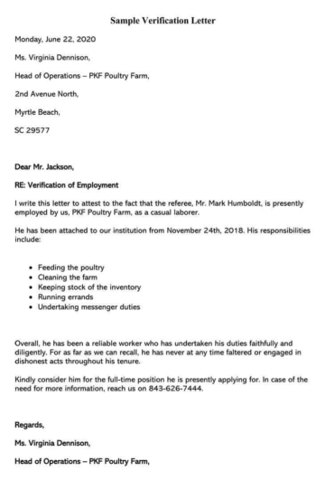 How to Write a Basic Verification Letter (Free Templates)