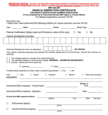 Free VIN Verification Forms - US - PDF (Guide to Fill)