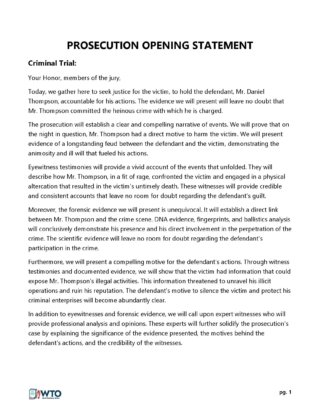 How to Write an Opening Statement (18 Best Examples)