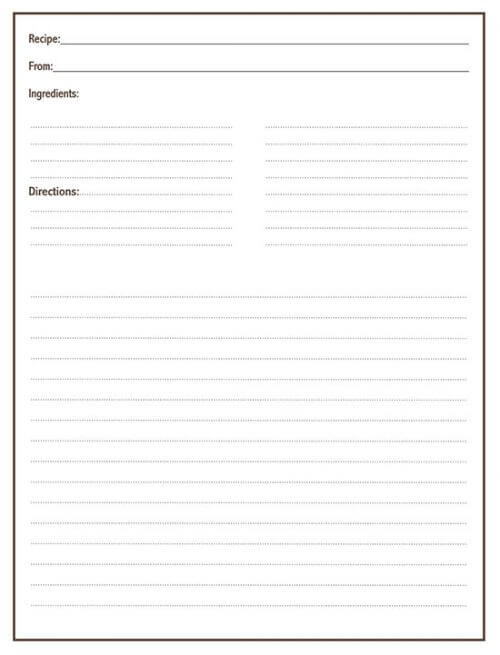 19 Free Cookbook Templates (Create Recipe Book)