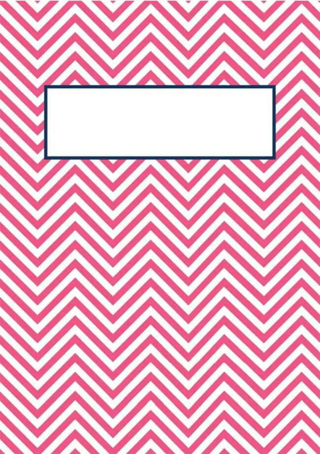Cute Binder Cover Templates Purple