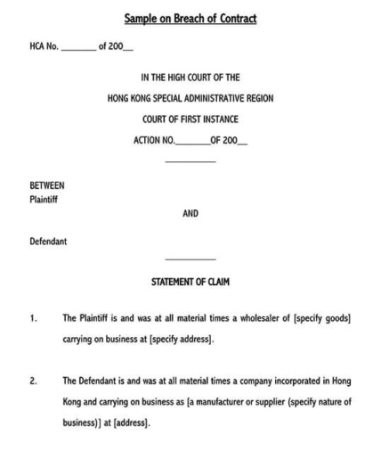 Writing a Breach of Contract Notice (Free Templates & Samples)