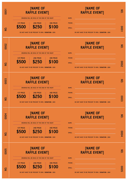 22 Free Raffle and Movie Ticket Templates (Word - PDF)