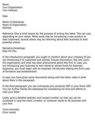 How to Write a Business Introduction Letter (Examples)