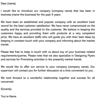 How to Write a Business Introduction Letter (Examples)
