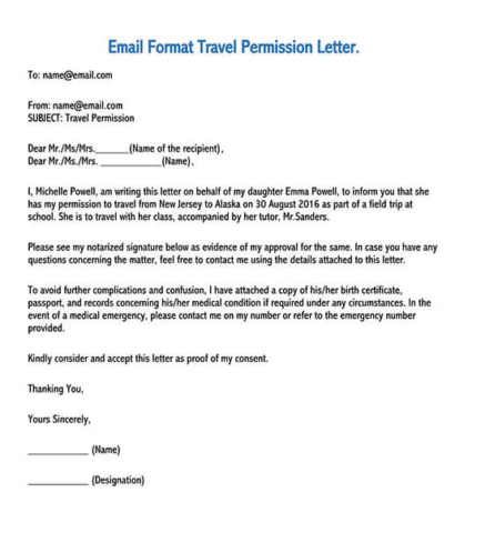 Travel Permission Letter: Sample Letters & Writing Tips