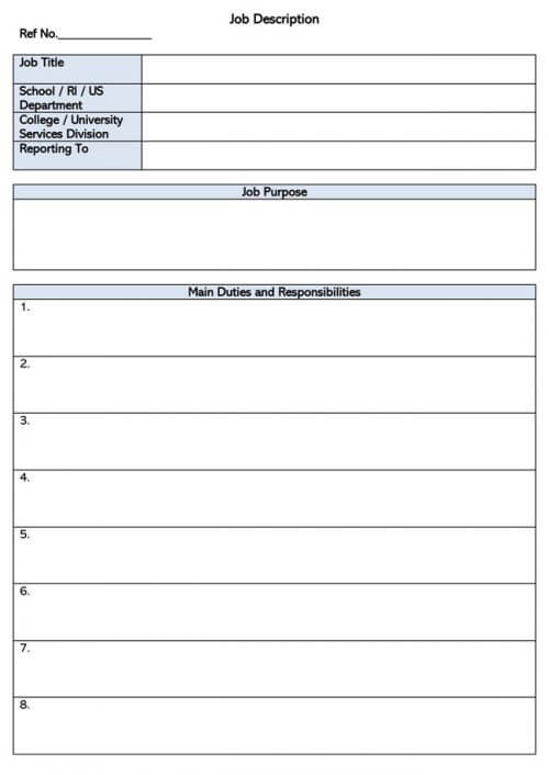26 Free Job Description Templates (Guide with Examples)