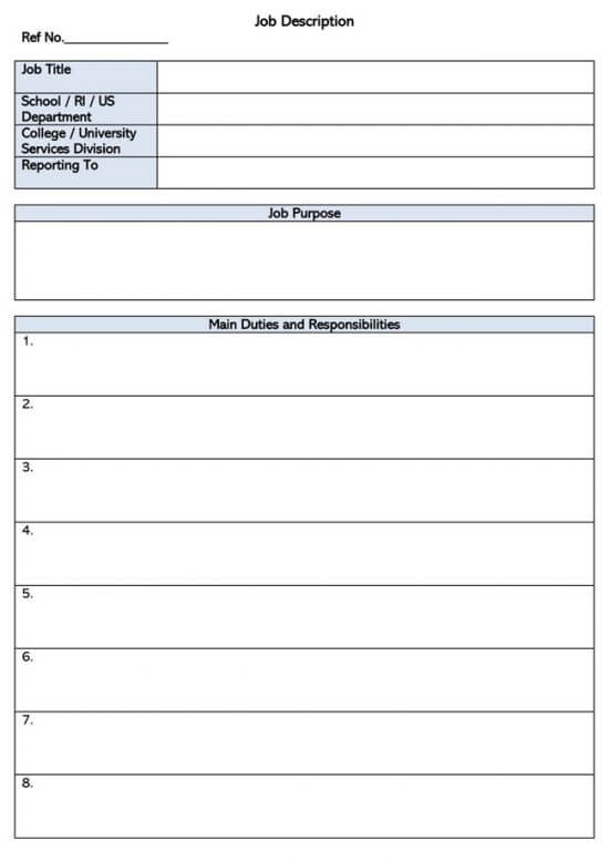 26 Free Job Description Templates (Guide with Examples)