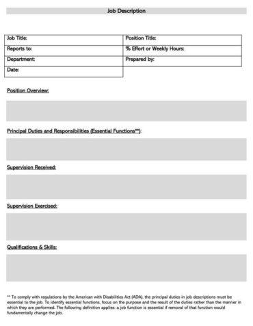 26 Free Job Description Templates (Guide with Examples)