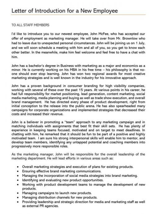 How to Write a Letter of Introduction (with Examples)