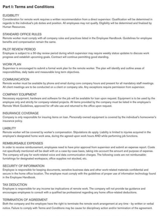 14 Best Practices for Employee Remote Work Policy (Template)