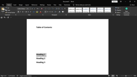 Free Table of Contents Templates (for Microsoft Word)