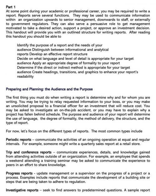 How to Structure a Business Report (with Examples)