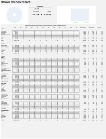 13 FREE Cash Flow Statement Templates for Excel