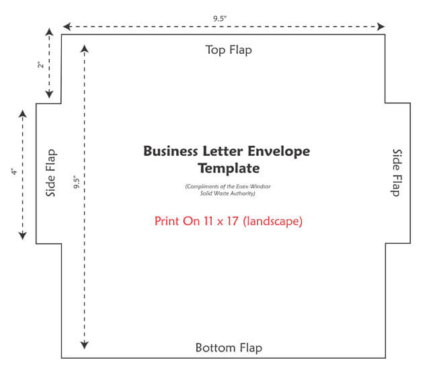 Free Printable Envelope Address Templates in Every Size