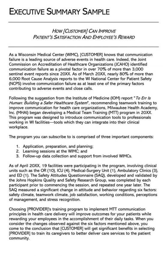 31 Executive Summary Examples (Guide + Free Templates)