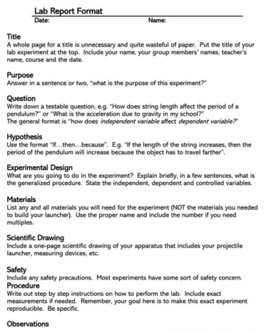 How to Write a Lab Report (20 Free Templates)