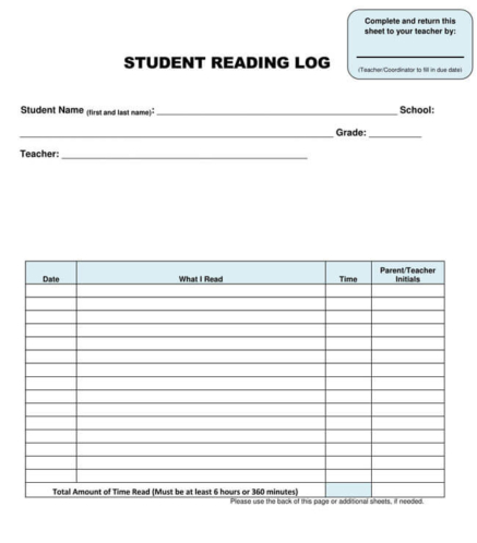 How to Make a Reading Log (32 Free Templates & Ideas)