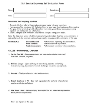 How to Write a Self-Evaluation (with 21 Free Templates)