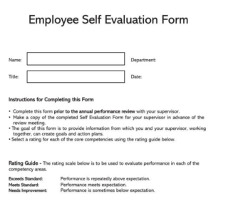 How to Write a Self-Evaluation (with 21 Free Templates)