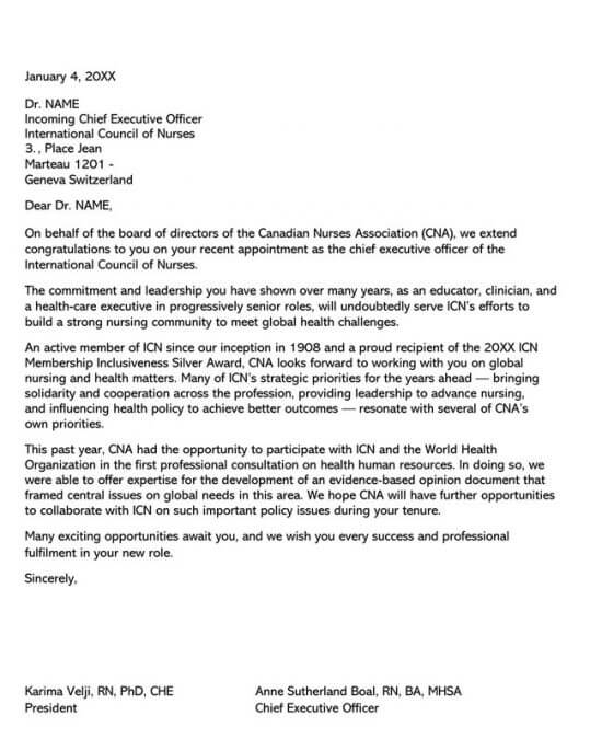 Letter of Congratulations for Accomplishments (Samples)