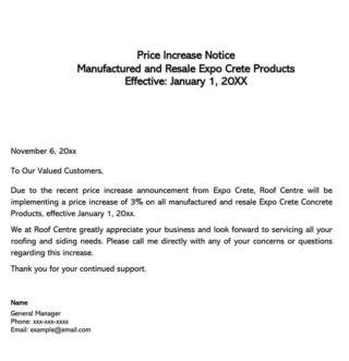 How To Write A Price Increase Letter (Samples)