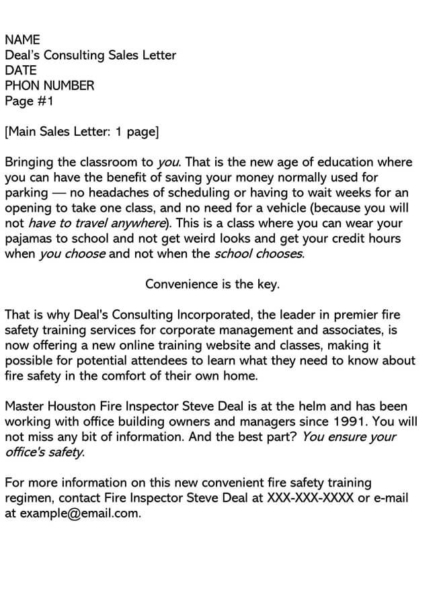 23 Effective Sales Letters | How to Write (with Examples)