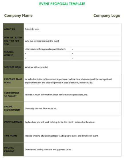20 Free Event Proposal Templates (How to Write)