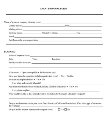 20 Free Event Proposal Templates (How to Write)